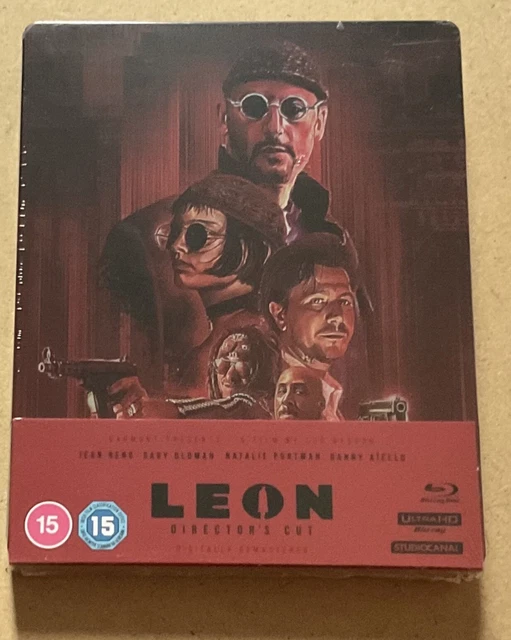 LÉON (LIMITED EDITION 4K Ultra HD Blu Ray Steelbook) Leon Luc Besson ...