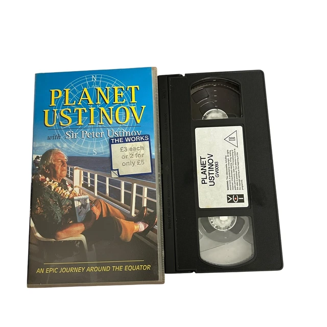 PLANET USTINOV - Sir Peter Ustinov - PAL VHS Video Tape £7.95 - PicClick UK