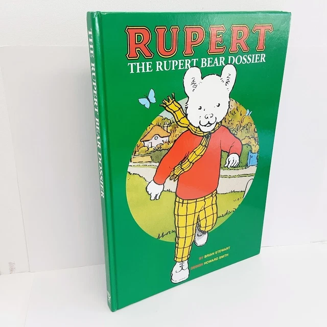 VINTAGE 1997 THE Rupert Bear Dossier by Brian Stewart Hardback Book 1st ...