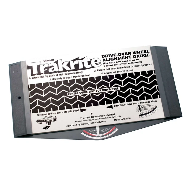 GUNSON TRAKRITE WHEEL Alignment Tracking Gauge Garage Paddock G4008 £75 ...