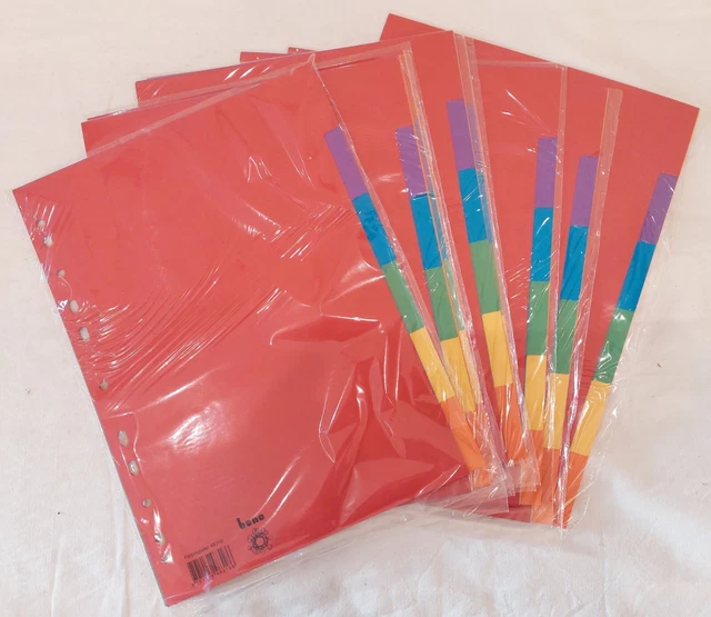 BENE REGISTER 48318, A4, blanko, Karton, 6-teilig, vollfarbig EUR 5,95 ...