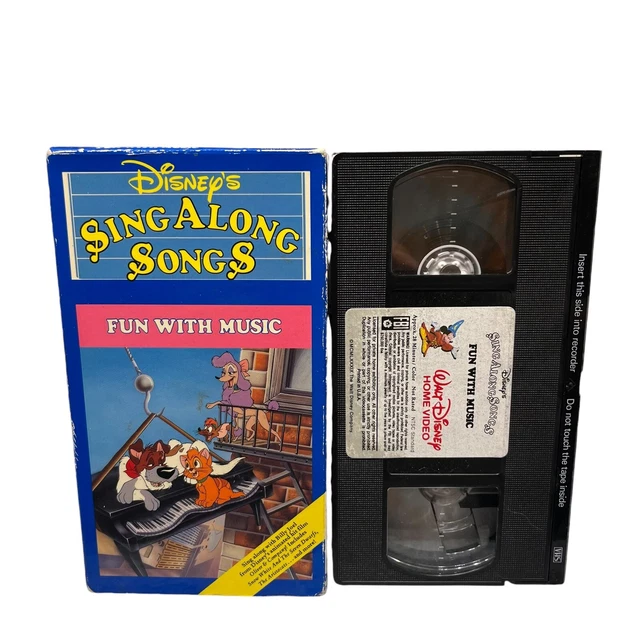 DISNEY'S SING ALONG Songs Fun With Music VHS Tape Billy Joel £8.30 - PicClick UK