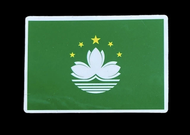 MACAU FLAG VINYL Sticker Decal 3 ”x 2” $0.99 - PicClick CA