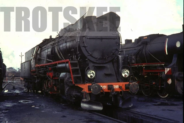 35MM SLIDE PKP Poland Railways Steam Loco Ty51 209 c1976 Original Polish £3.99 - PicClick UK