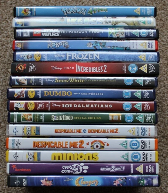 VARIOUS ANIMATION/DISNEY DVD bundle - 15 x DVD's £8.50 - PicClick UK