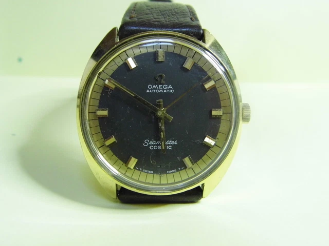 OMEGA SEAMASTER COSMIC Automatic vergoldet Monoblock läuft gut $452.29 ...
