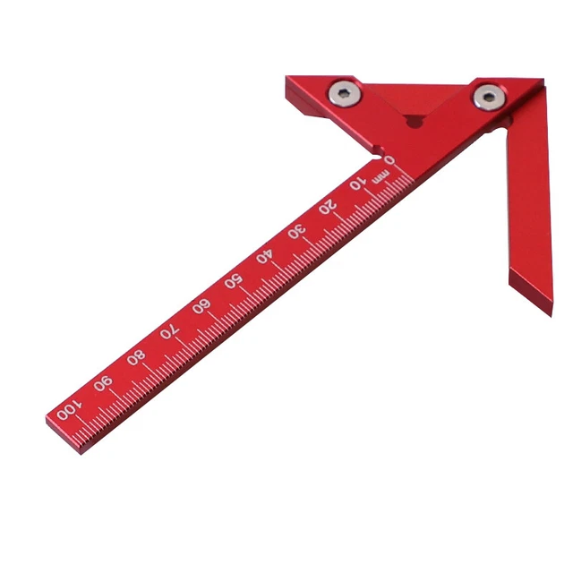 CENTERING SQUARE CARPENTER Ruler 150*90MM Measuring Scribe Tool ...