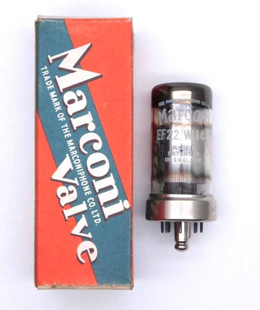 MARCONI EF22 W143 Valve Tube NOS Boxed (V23) £6.00 - PicClick UK