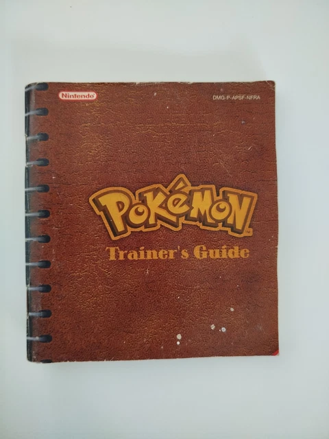 INSTRUCTION BOOKLET POKEMON Trainer's Guide Yellow Version French ...