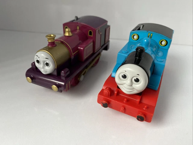 TOMY TRACKMASTER THOMAS the Tank Engine Train Lady & Thomas Read ...