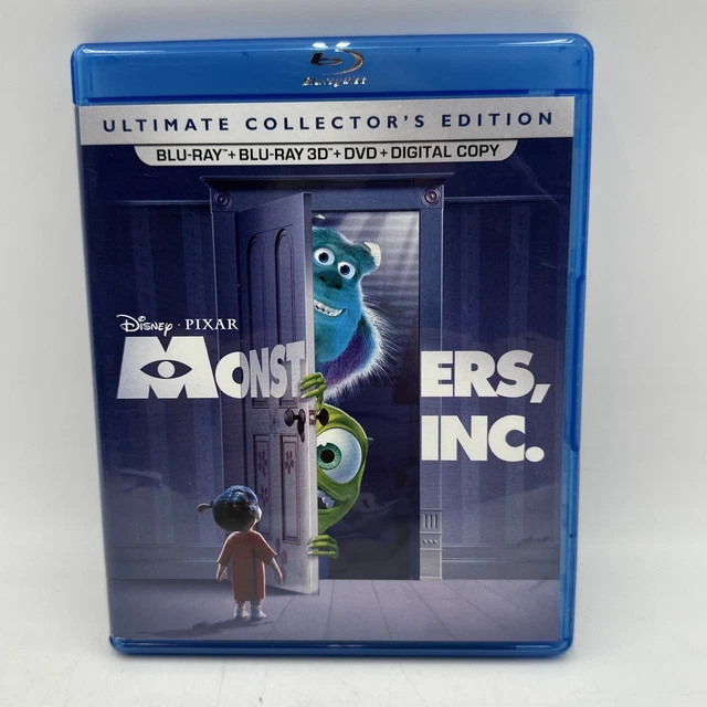 MONSTERS, INC (3D/BLU-RAY/DVD/DIGITAL, 5 Disc Set) Ultimate Collectors ...