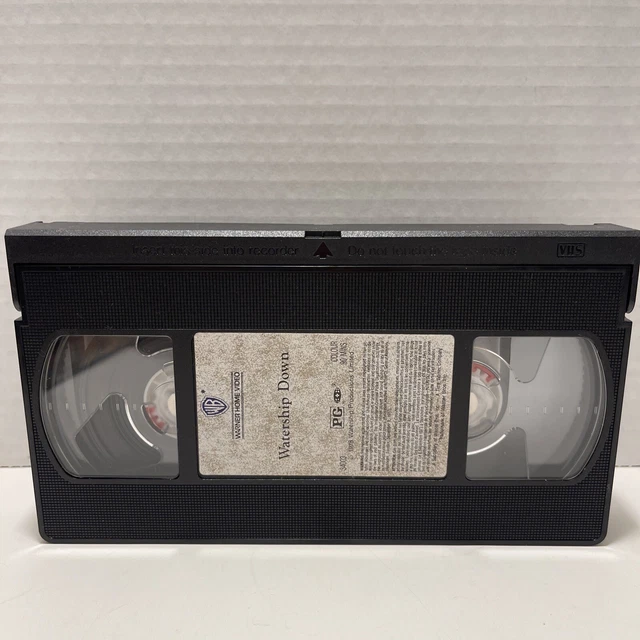 WATERSHIP DOWN (VHS Tape 1996 WB) 1978 animation Richard Adams Vintage ...