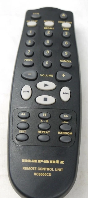 ORIGINAL MARANTZ RC6000CD remote control for cd6000ose limited edition ...