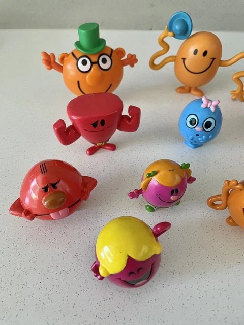 12 X MR Men & Little Miss Figures & McDonalds Happy Meal Toys Bundle ...