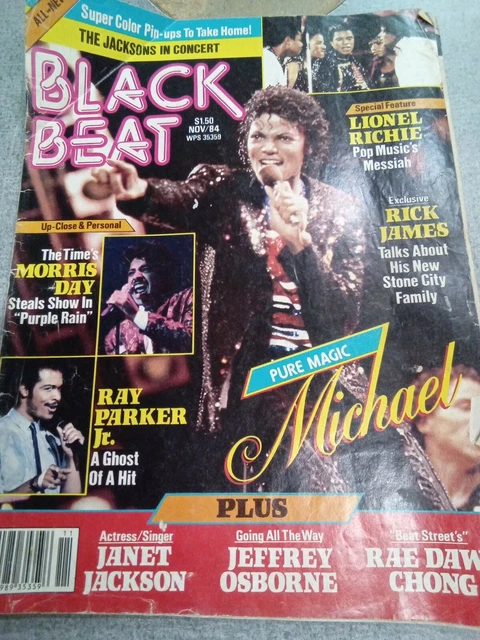 BLACK BEAT MAGAZINE Michael Jackson Cover Lionel Richie Morris Day ...