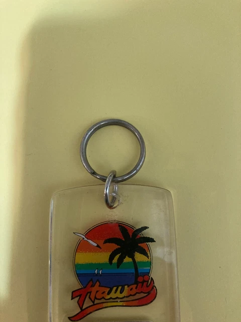 VINTAGE OLD HAWAII Bottle Opener Plastic Keychain Keyring $14.99 ...