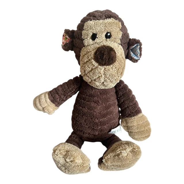 FLYING TIGER CORD Monkey Copenhagen Demark Brown Floral Ear Soft Toy ...