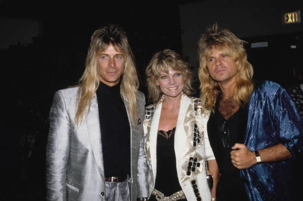 KEYBOARD PLAYER GREGG Giuffria Wearing A Silver Suit Jacket Over A- Old ...
