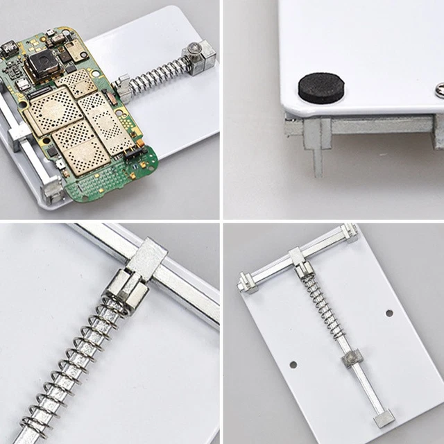 SOLDERING PLATFORM FOR PCB Circuit Board Holder Adjustable Repair Clamp ...