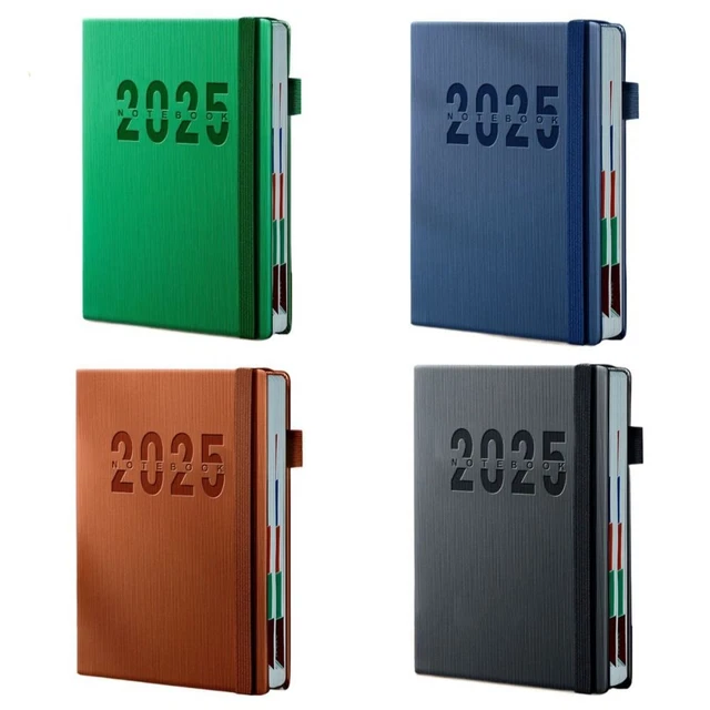 ENGLISH 2025 SCHEDULE Planner Notepad 12 Months Diary Writing Pads ...