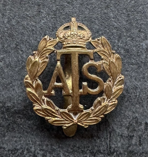 GENUINE WW2 ATS Auxiliary Territorial Service Cap Badge £4.00 - PicClick UK