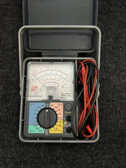KYORITSU ELECTRIC METER 1110 Cue Multimeter (Analog) £41.99 - PicClick UK
