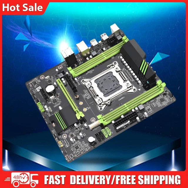 X79 COMPUTER MOTHERBOARD Gigabit NIC LGA2011 CPU PC Main Board 7.1 ...