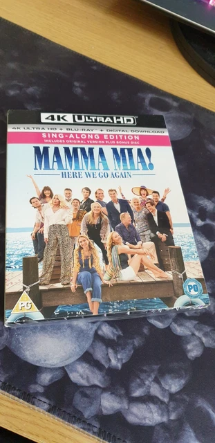 MAMMA MIA! - Here We Go Again 4K ULTRA HD Bluray Sing-a long Edition NEW EUR 11,69 - PicClick IT
