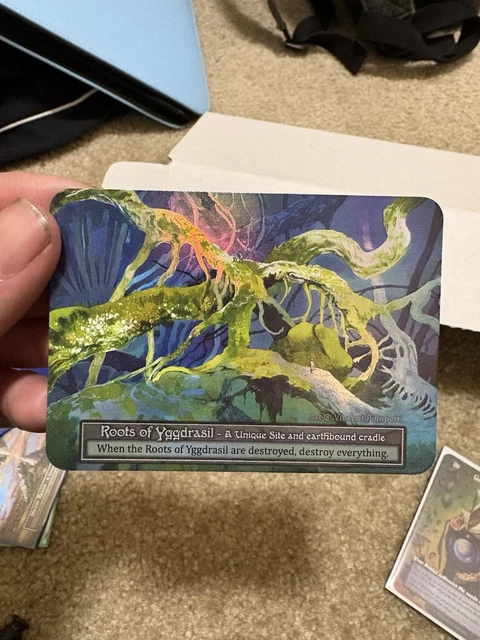 SORCERY: CONTESTED REALM TCG Beta Roots of Yggdrasil Foil Card £29.42 ...