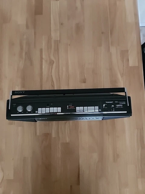 SONY CFS-W301 SOUND Rider Dual Cassette Recorder AM-FM Stereo Radio ...