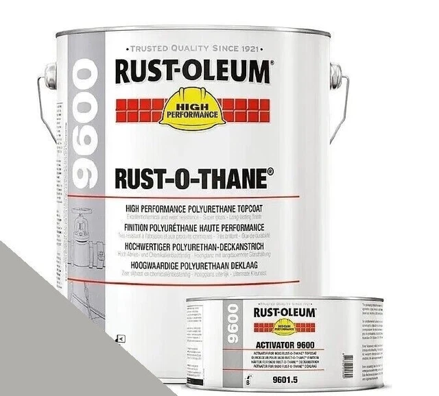 CAPPOTTO SUPERIORE RUST-OLEUM Rust-O-Thane WB poliuretano RAL 7038 ...