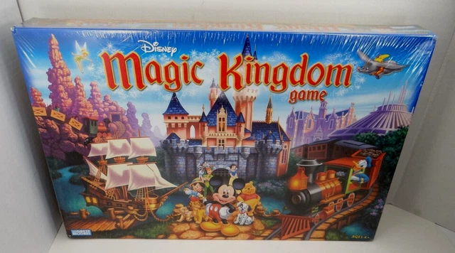 DISNEY MAGIC KINGDOM Theme Park Board Game Parker Brothers 2004 Sealed ...