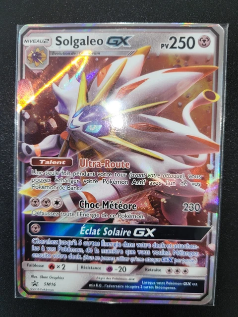CARTE POKÉMON SOLGALEO GX - Promo SM16 - Etat EXCELLENT EUR 8,00 ...