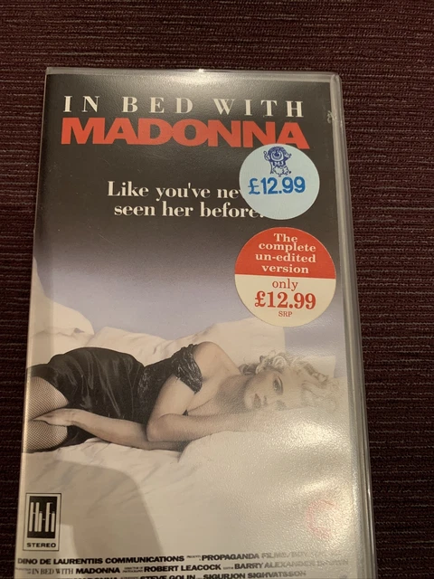 IN BED WITH Madonna Vhs £4.99 - PicClick UK