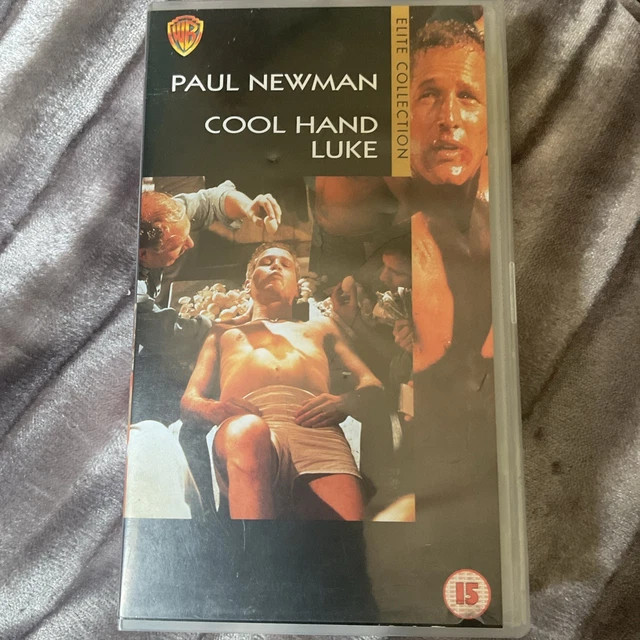 COOL HAND LUKE 📼 VHS Warner Video PAL ⭐️ Paul Newman Film Classic ...