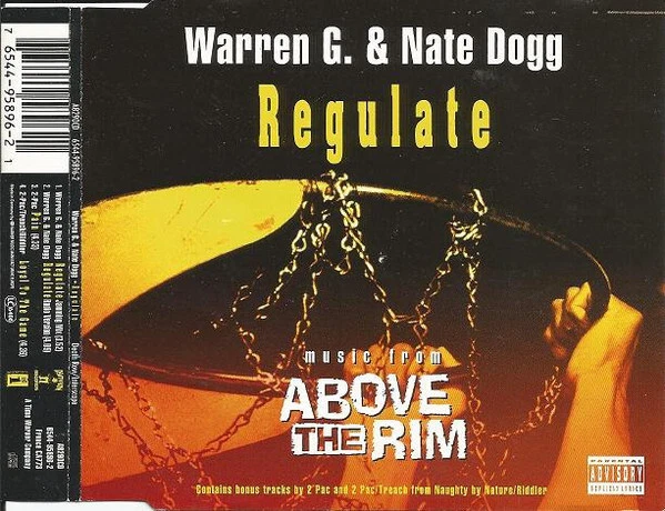 WARREN G & Nate Dogg - Regulate (Music From "Above The Rim") (CD ...