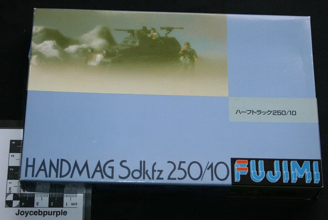 FUJIMI HANOMAG SDKFZ 250/10, 6 figures, BMW & sidecar 1:76 scale model ...