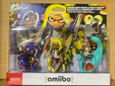 AMIIBO SPLATOON TRIPLE set Octoling Blue Inkling Yellow Smallfry Kojake 3 £100.90 - PicClick UK