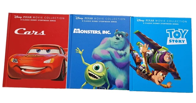 LOT × 4DISNEY Pixar Movie Collection Books Inc Cars Monsters Inc Toy ...