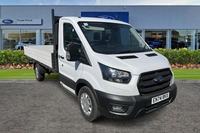 2025 FORD TRANSIT 350 Trend L4 ELWB Single Cab Dropside FWD 2.0 EcoBlue ...