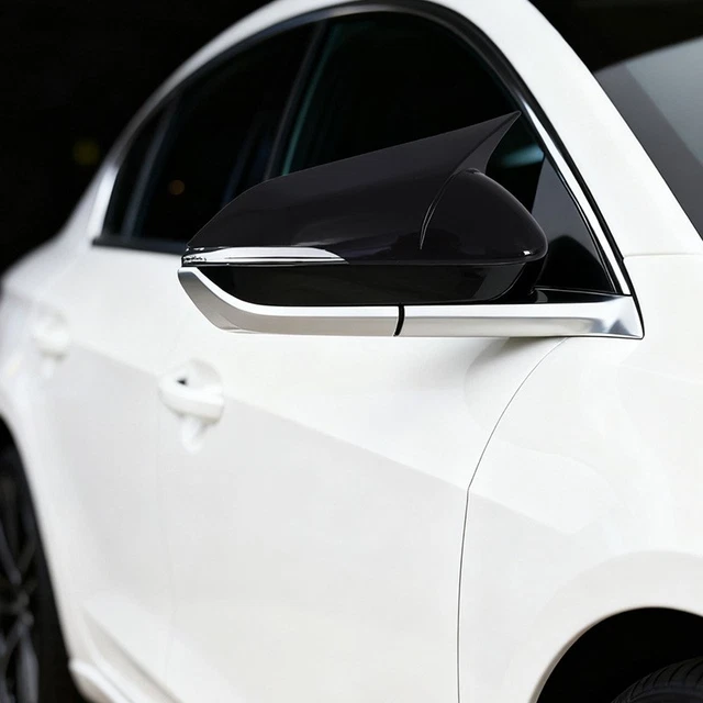 FOR KIA K4 2025+ w/ Signal Cut Gloss Black Side Door Mirror Cover Cap ...