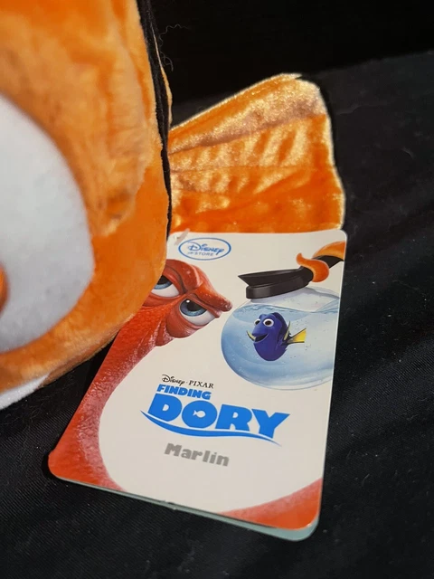 RARE DISNEY STORE Marlin Finding Nemo Plush Soft toy with tags and ...