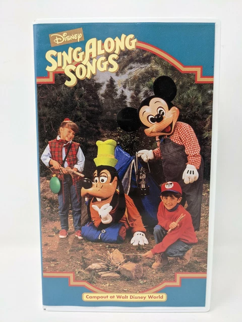 DISNEY ENGLISH SONG Club VHS Sing Along Songs JAPANESE Campout at ...