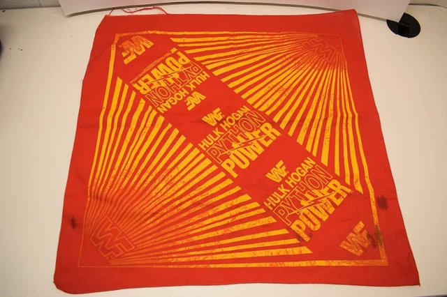 WWF WWE HULK Hogan Python Power Officially Licensed Vintage 1990 ...