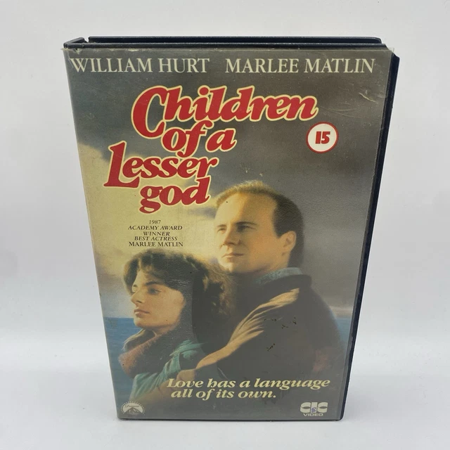 CHILDREN OF A Lesser God (VHS) 1986 Tape £10.00 - PicClick UK