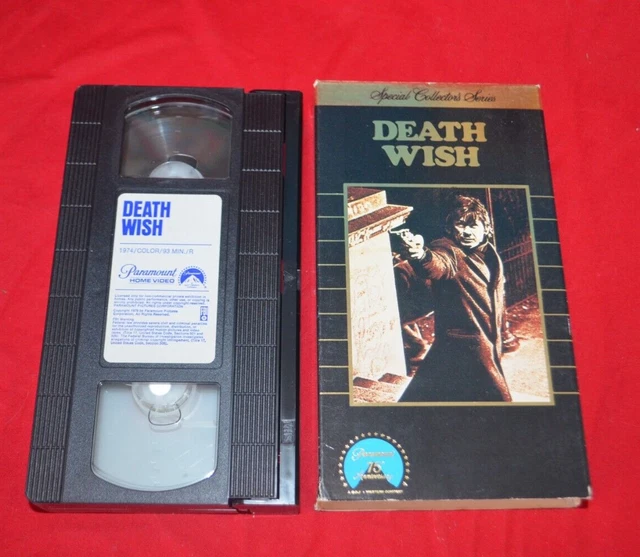 DEATH WISH (1974) VHS Video Tape Movie Charles Bronson £4.56 - PicClick UK