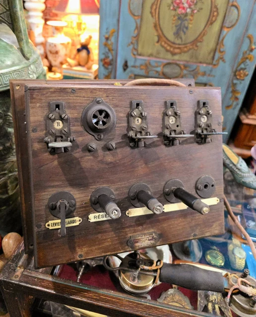 ANTIQUE 1920'S FRENCH Paris Wall telephone switchboard £240.00 ...