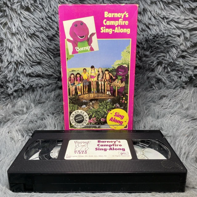 BARNEYS CAMPFIRE SING-ALONG VHS 1990 Backyard Gang Award Winner Kids ...