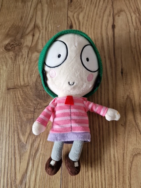 SARAH AND DUCK Cbeebies Sarah 10" Soft Plush Toy Doll Character £6.99 ...