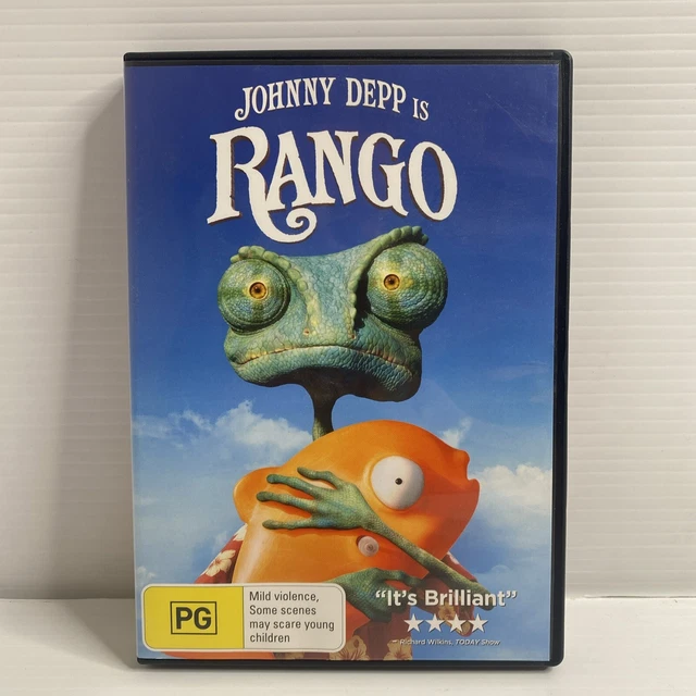 JOHNNY DEPP RANGO (DVD, 2011) Deleted scenes+Never before-seen ending ...